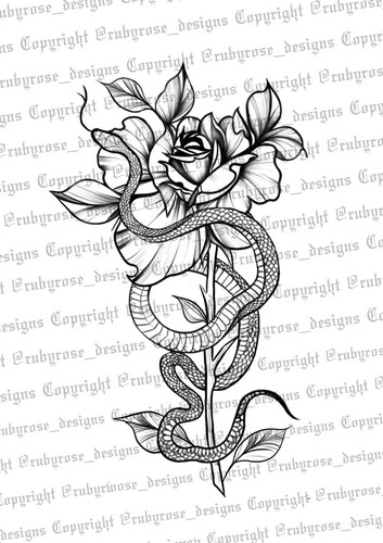 Racer Snake Rose | Ruby Rose Designs