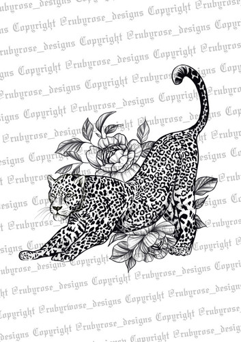 Floral Leopard | Ruby Rose Designs