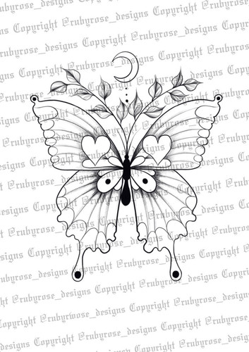 Lady Nature Butterfly | Ruby Rose Designs