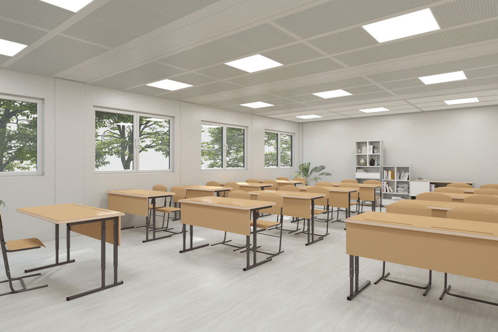 SALLE DE CLASSE MODULAIRE et PRÉFABRIQUÉE SUR-MESURE