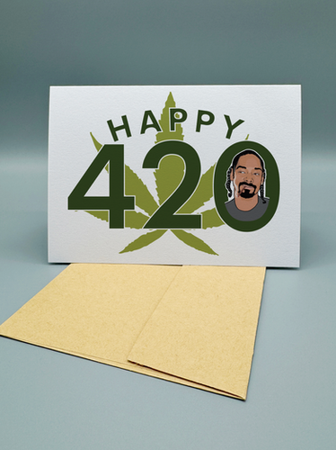 Happy 420 Card - Snoop Dogg | The Red Swan Shop