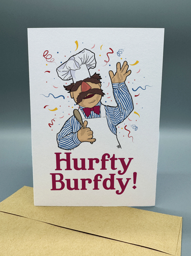 Muppets Birthday Greeting Card - Swedish Chef | The Red Swan Shop