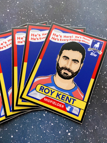 Vinyl Decal - "Roy Kent Trading Card " Ted Lasso | The Red Swan Shop