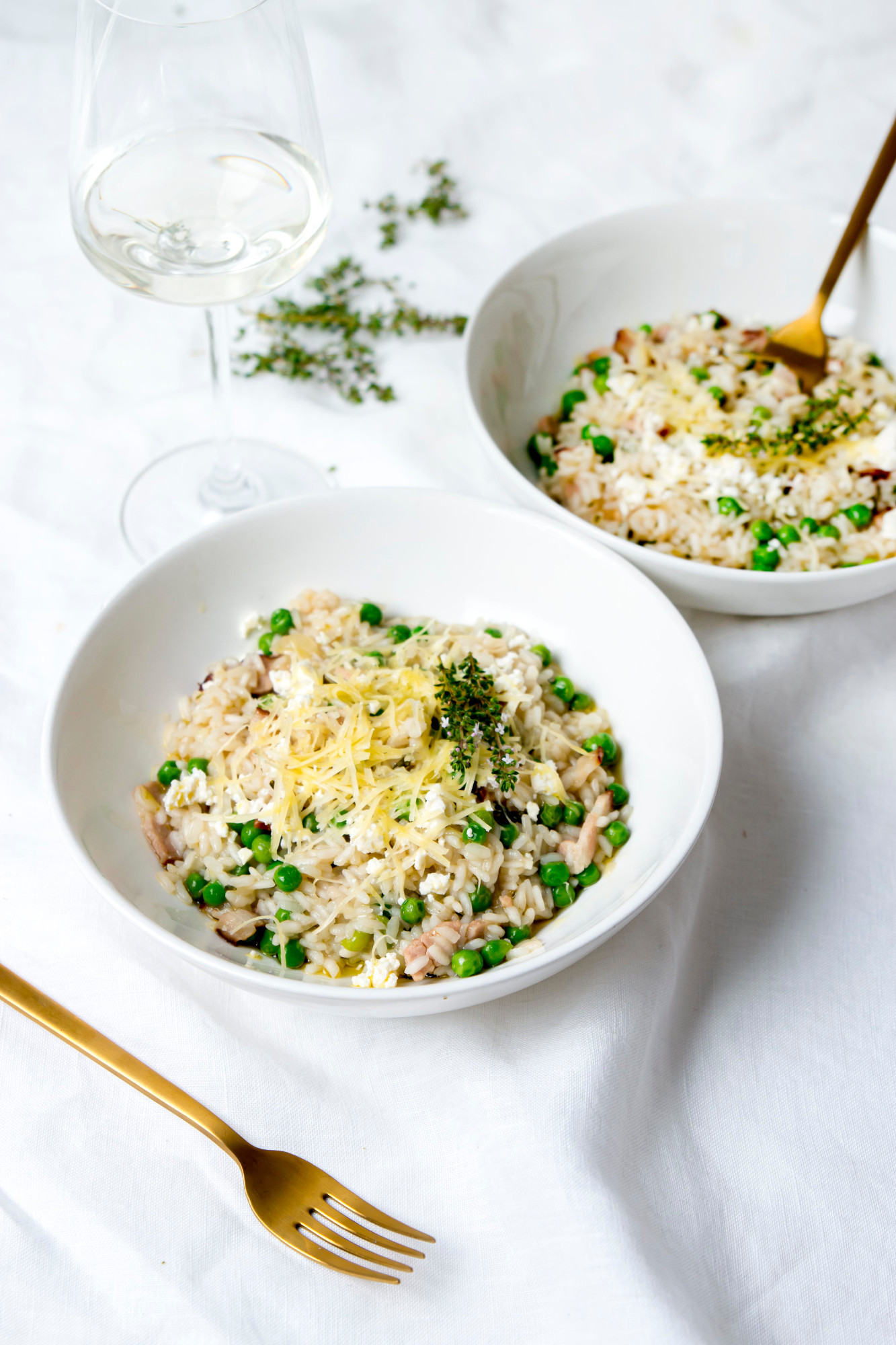Bacon & Pea Risotto
