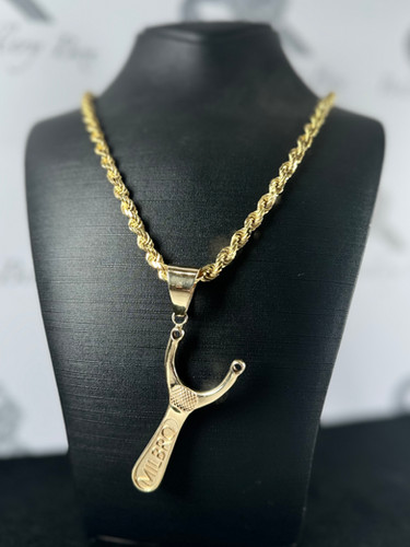 9ct Catapult Pendant | Belles Jewellery Box