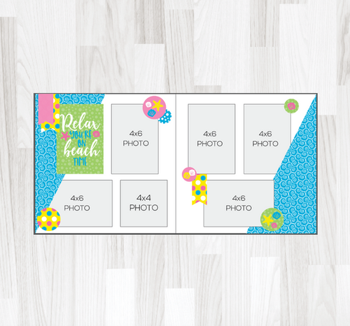 RELAX YOU'RE ON BEACH TIME Page Kit | Keller's Creations