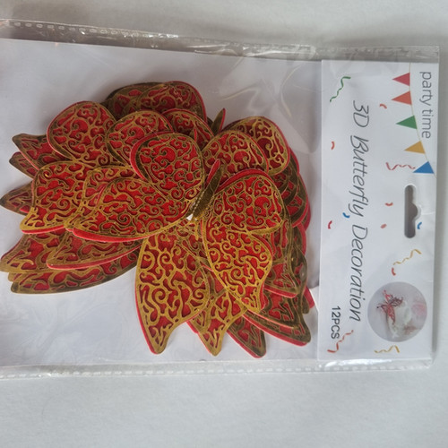 Red & gold butterfly | Dreamcatcher