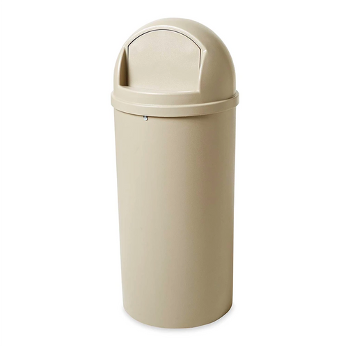 RubberMaid Beige Container 15 Gallon Swing Top Trash Can | Vitaltek