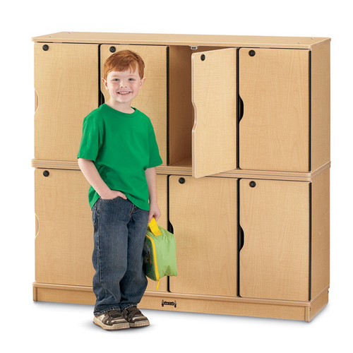 Jonti-Craft® Stacking Lockable Lockers - Double Stack | Vitaltek
