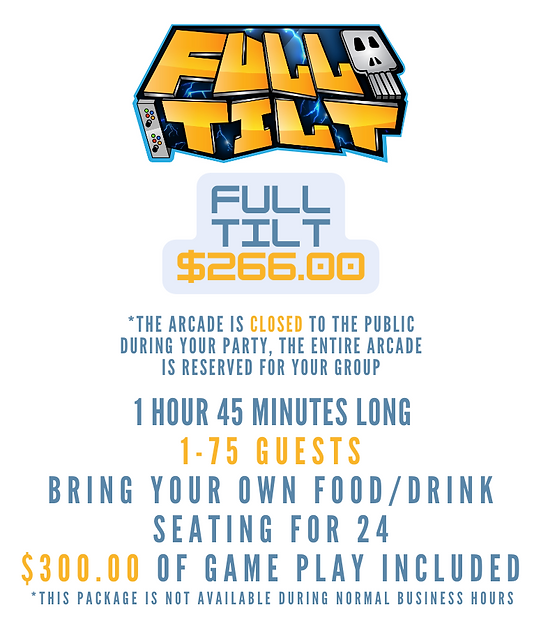 Arcade Games | Full Tilt Arcade & Pinball | La Porte