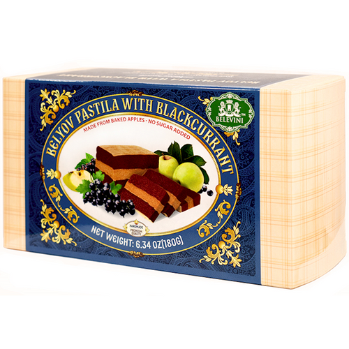 BELYOV PASTILA with BLACK CURRANT Sugar Free 180g | Slava Foods
