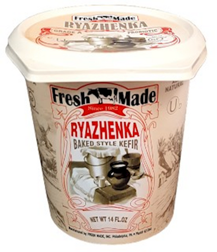 "Fresh Made" Ryazhenka Cups 400gr | Slava Foods