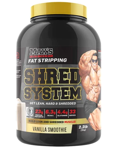 Max's Shred System 2.2kg Vanilla Smoothie | My Site