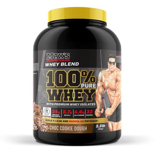 Max's 100% Whey 1kg Chocolate Cookie Dough | My Site
