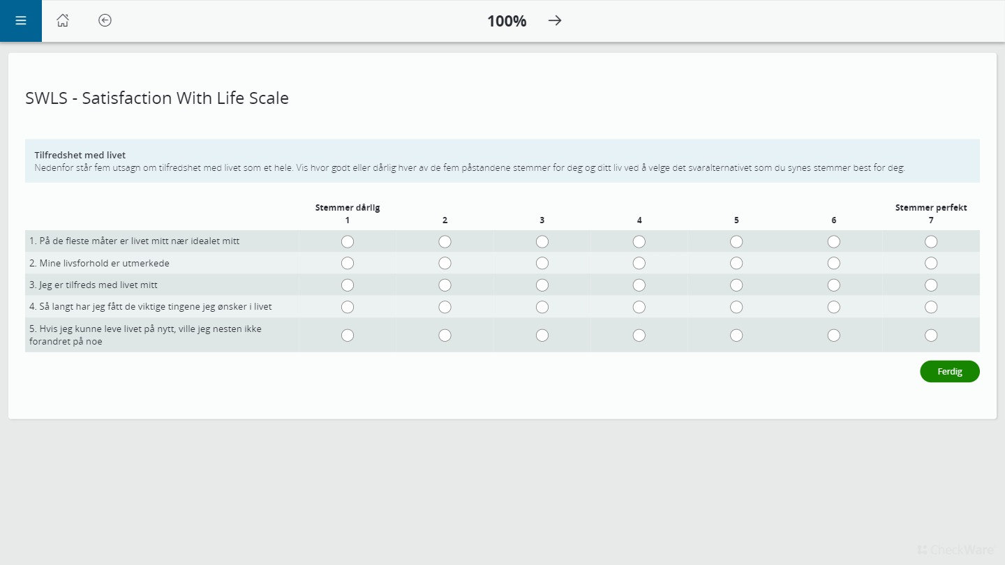 Satisfaction With Life Scale
