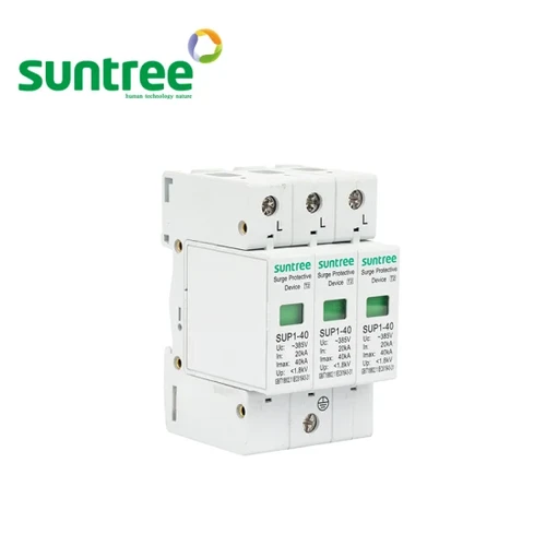 Suntree Surge protective device Ac,40ka, 415Vac ,4POLE | Sun Touch
