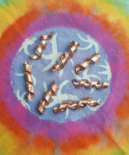 Copper Dreadlock Spiral by Blessed Locks | PositivelyPurposeful