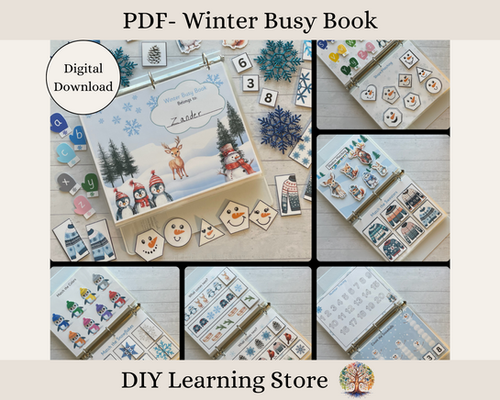 Winter Busy Book | Diylearning