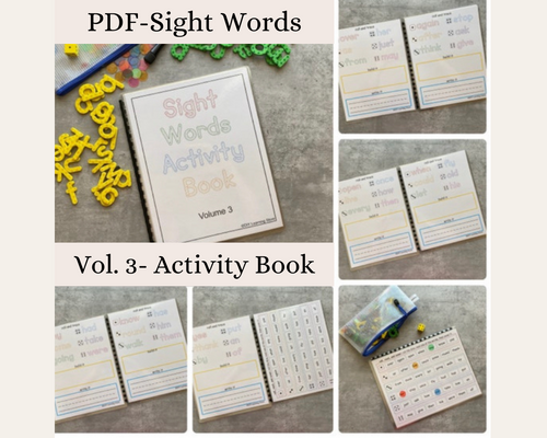 Sight Words Activity Book- Volume 3- First Grade | Diylearning