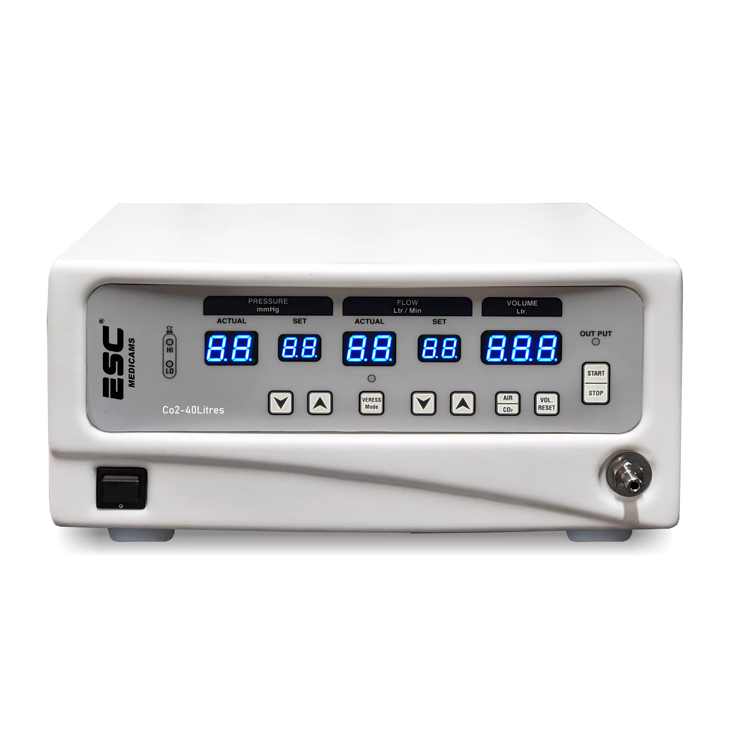 Laparoscopic Co2 Insufflator 40 Litres | ESC Medicams