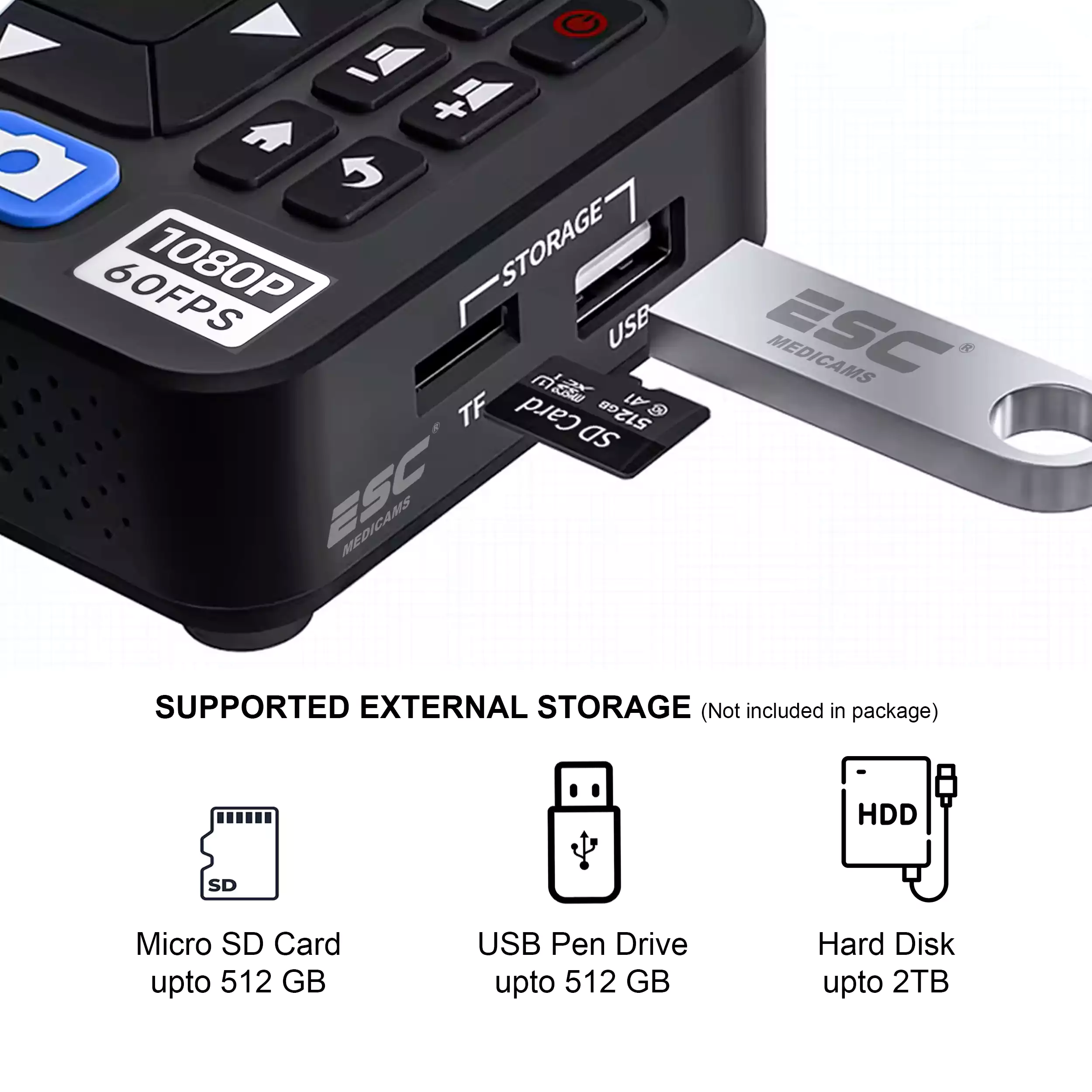 4K Medical Surgical Recorder for Laparoscopy | ESC Medicams