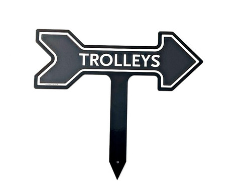 Arrow Sign 250mm x 220mm | Day Links - Golf