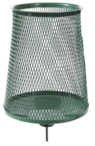 Wire Mesh Cone Shape Bin with Spike | Day Links - Golf