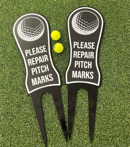 Pitchmark Repair Sign | Day Links - Golf