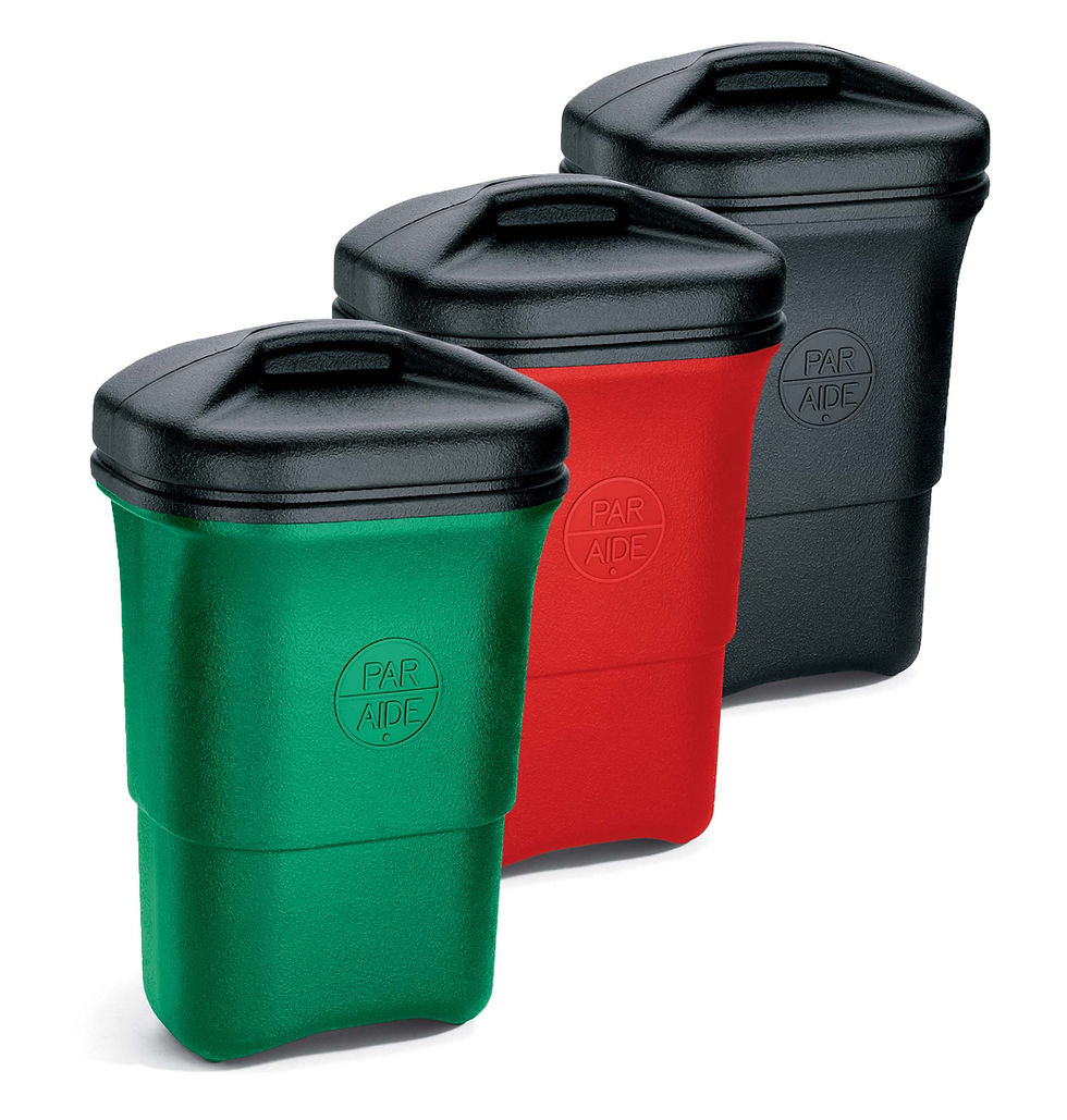 Golf Course Litter Bins: Hardwood, Plastic, Mesh | DayLinks