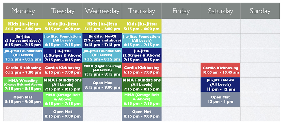 LAB Schedule | TheLabMMA