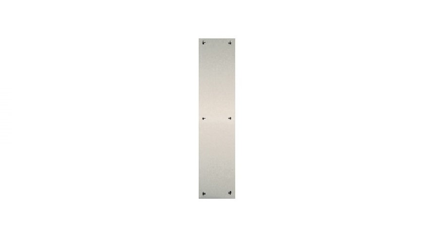15511 75mm x 475mm Square Corner Fingerplate | Ancillary Hardware ...