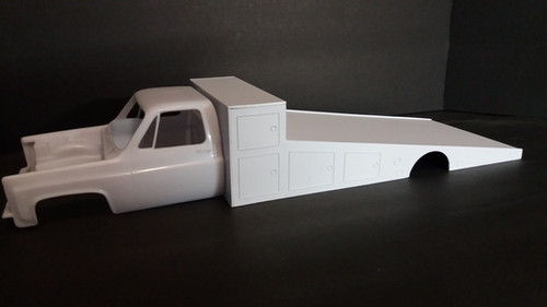 Model Ramp truck body old school 1:24 1:25 scale model Diorama | BCSModels