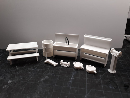 Auto shop tools and more 1/24 1/25 scale diorama model | BCSModels