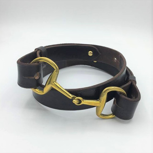 Newmarket July Snaffle Bit Belt |Handmade By Sarah