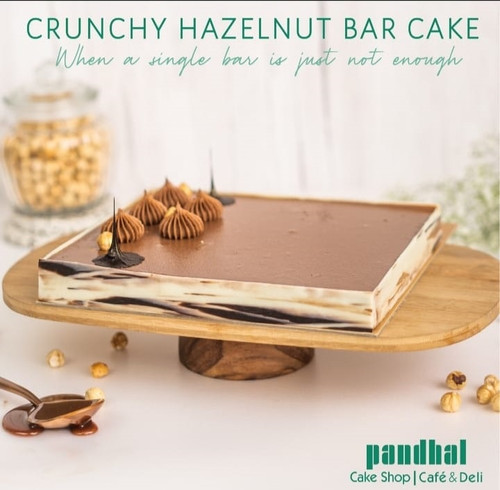 Crunchy Hazelnut Cake 1 kg | Pandhal Cake Shop