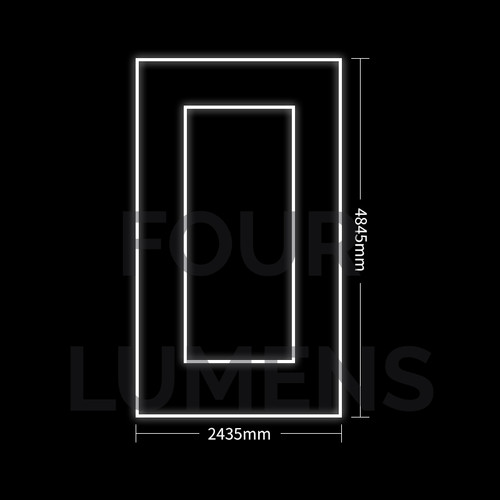 Sistem de iluminat LED DOUBLE | FOUR LUMENS
