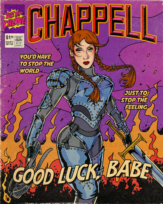Art by Cheyne | Pop Culture Comic Book Art