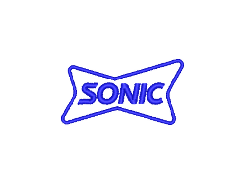 ONE COLOR SONIC LOGO EMBROIDERY | Sonic Apparel