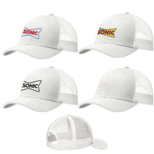 C402 SONIC SOLID SNAPBACK TRUCKER MESH CAP | Sonic Apparel | Sonic ...
