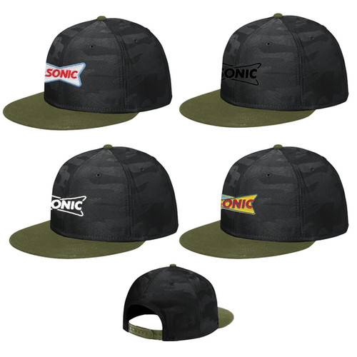 NE407 SONIC NEW ERA TONAL CAMO SNAPBACK CAP | Sonic Apparel
