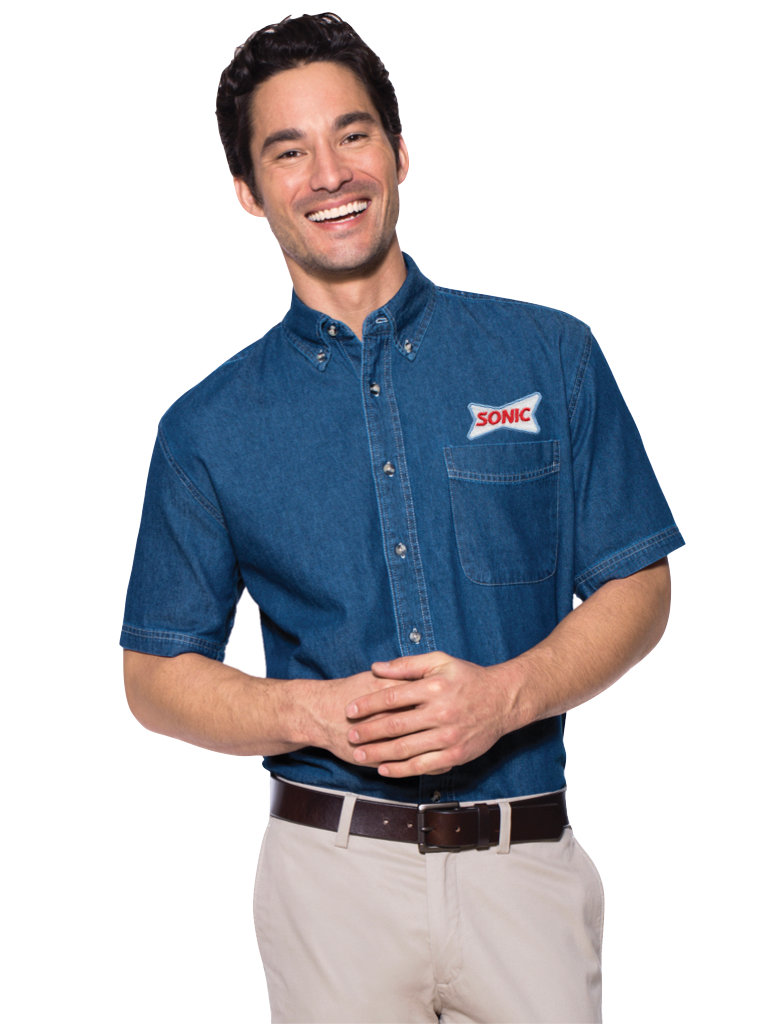 SP11 SONIC PORT AUTHORITY SHORT SLEEVE DENIM SHIRT