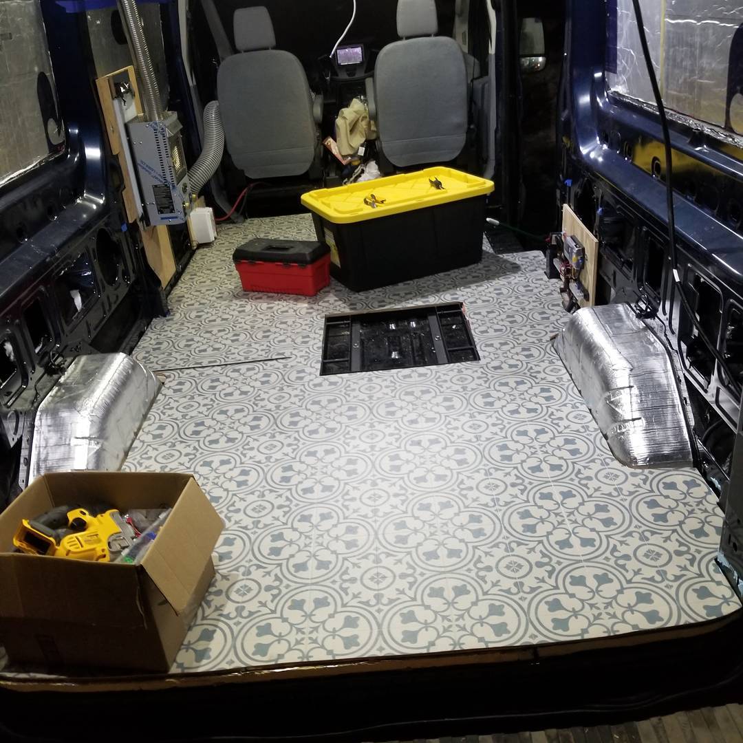 floor done | Ford Transit USA Forum
