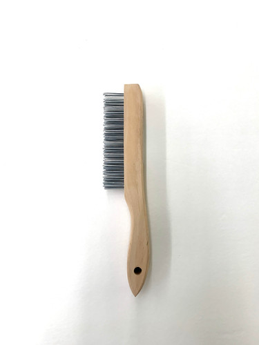 Shoe Handle Wire Brush | January Paint and Wa