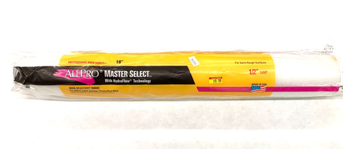 18"x1/2" NAP Master Select Roller Cover | January Paint and Wa