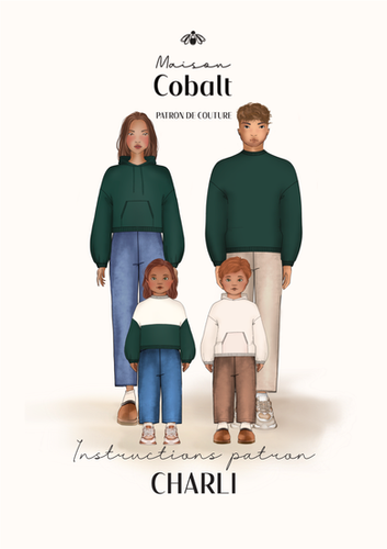 PACK CHARLI - Sweat mixte - Adulte & enfant | Maison Cobalt