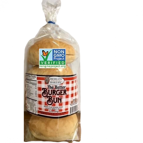 Berlin Spelt Better Burger Buns 10.5oz | Sea Island Foods