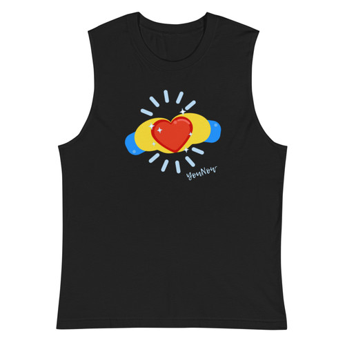 Heart Hands Muscle Shirt | YouNow Merch