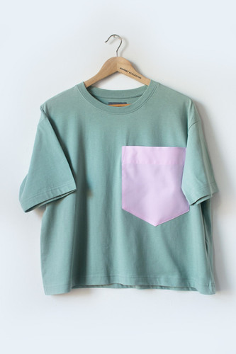Dew Powerful Pocket Cotton T-Shirt | harriet-eccleston