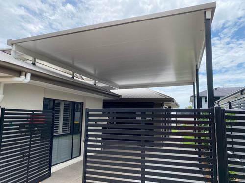 Aluminum Carport- Insulated Panel Roof | PERGOLAS & MORE