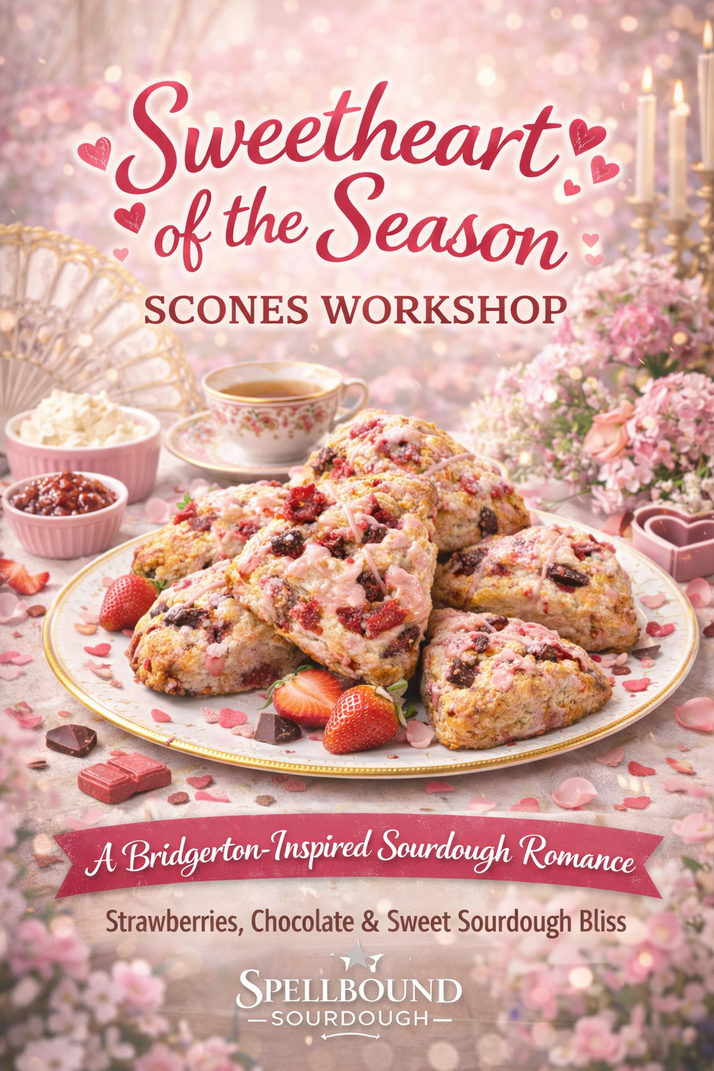 Sweetheart of the Season Scones Workshop | Spellbound Sourdough